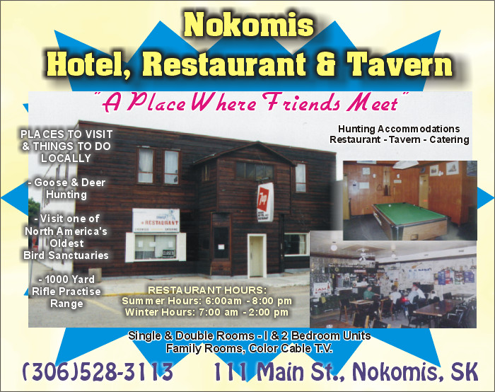 Nokomis Hotel, Motels in Nokomis, Motels, Hotels, Nokomis, Saskatchewan ...